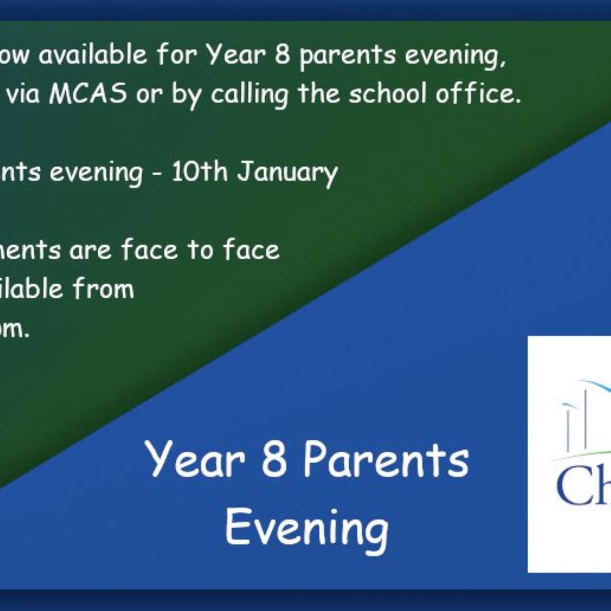 Chaucer School - Year 8 Parents Evening - 10th January 2024